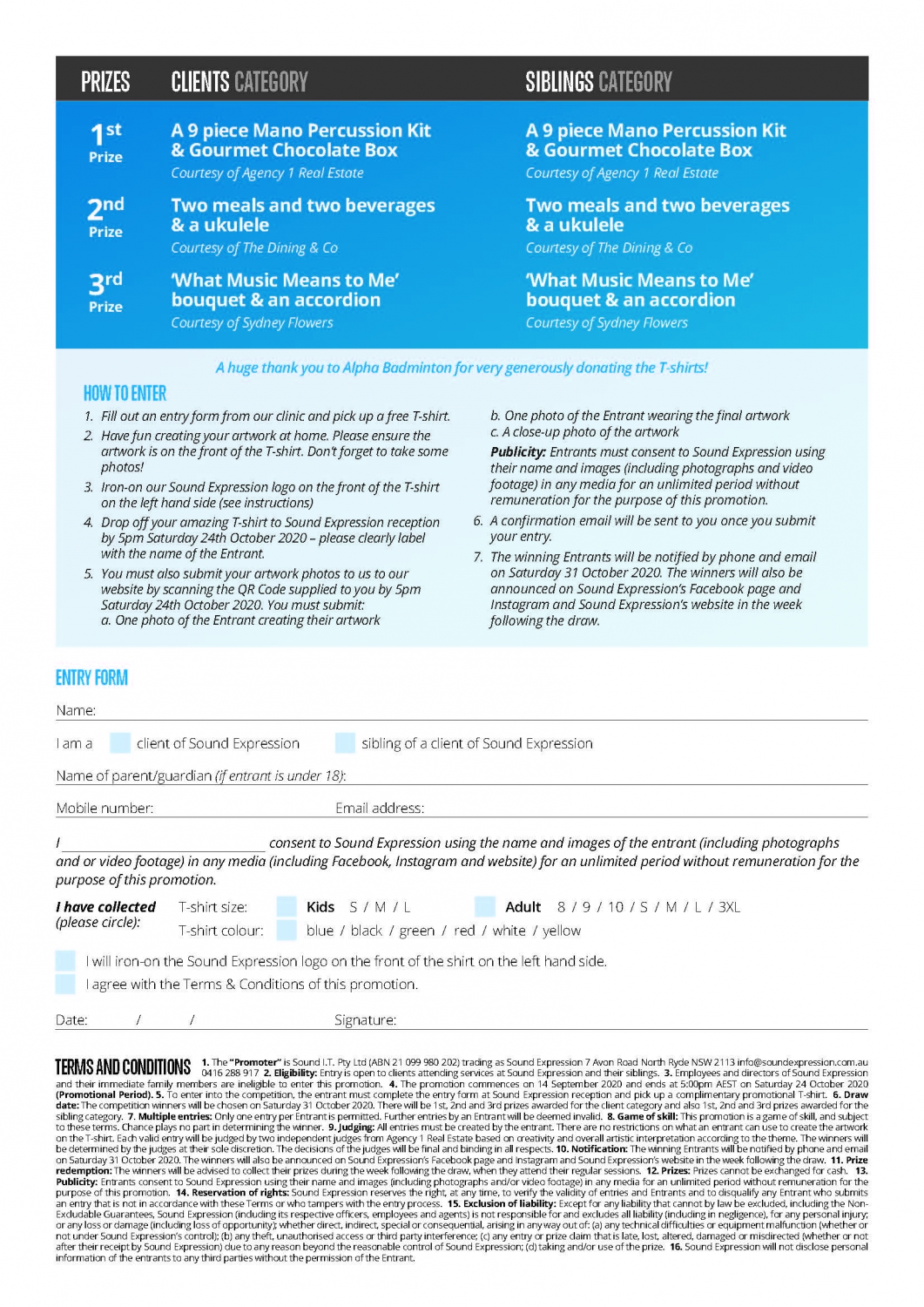 WHAT MUSIC MEANS TO ME – 2020 Art Competition | Sound Expression