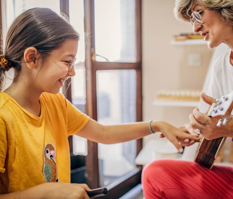 Communication and language development - music therapy